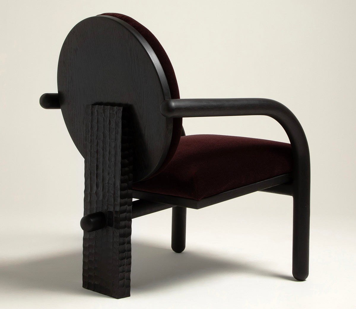 Theia lounge chair - black – Sight Unseen Shop